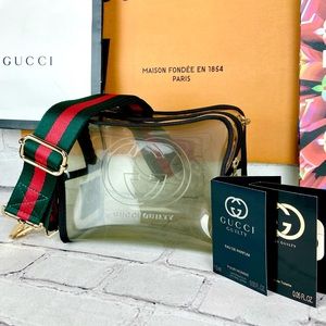 Gucci | Bags | Gucci Guilty Clear Stadium Crossbody Bag From The Beauty ...